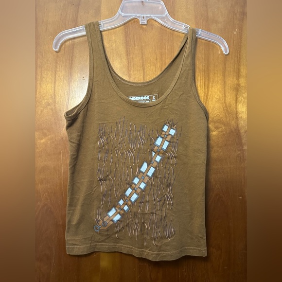 Star Wars | Tops | Star Wars Chewbacca Underoos Brown Tank Size Small ...